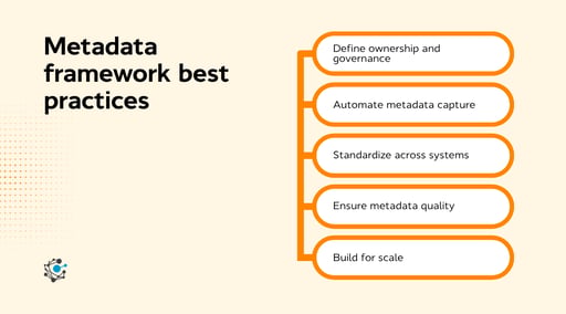 What Is a Metadata Framework? Components, Types, and How to Build One ...